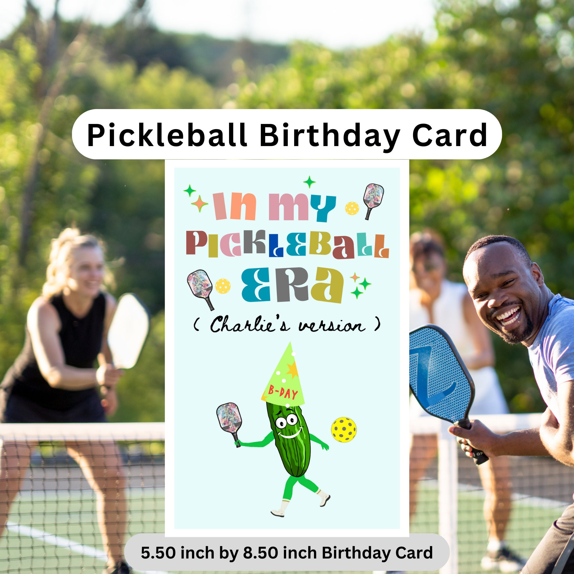 In My Era Pickleball Card Custom Pickleball Gifts for Pickleball ...