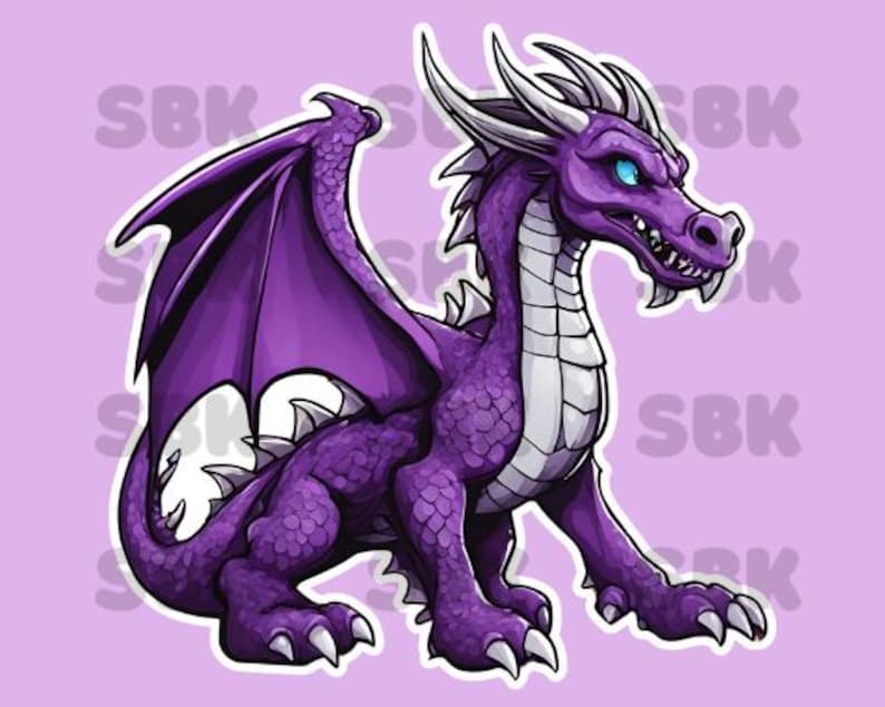 Gothic Dragon Collection Sticker PNG, Printable Sticker, Laptop Sticker ...