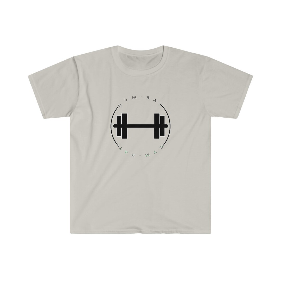 Gym Rat Design/unisex Softstyle T-shirt/gym/workout Clothes/motivation ...