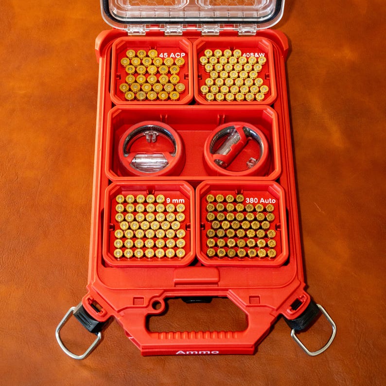 Milwaukee Packout Thin Organizer Ammo Holder – .22 LR, 9mm, .380 Auto ...