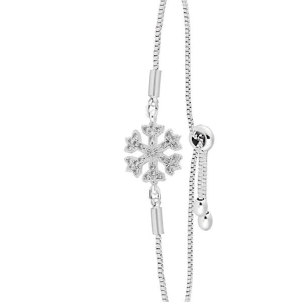 Snowflake Bracelet - Etsy