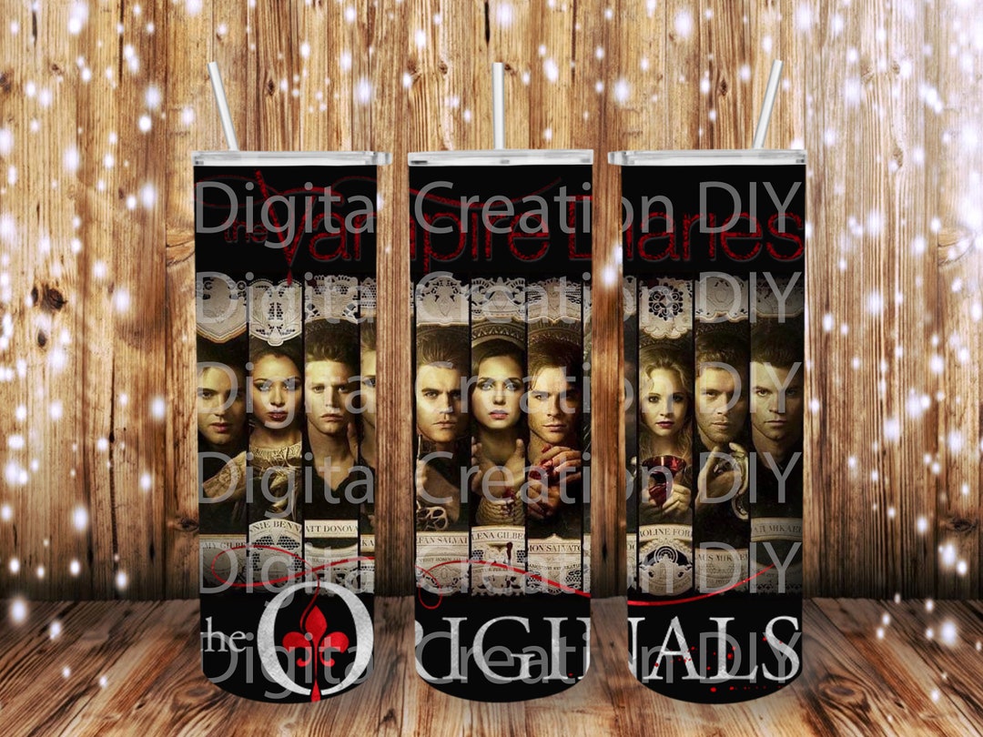 Vampire Originals and Diaries Digital Tumbler Wrap 20 Oz Straight - Etsy