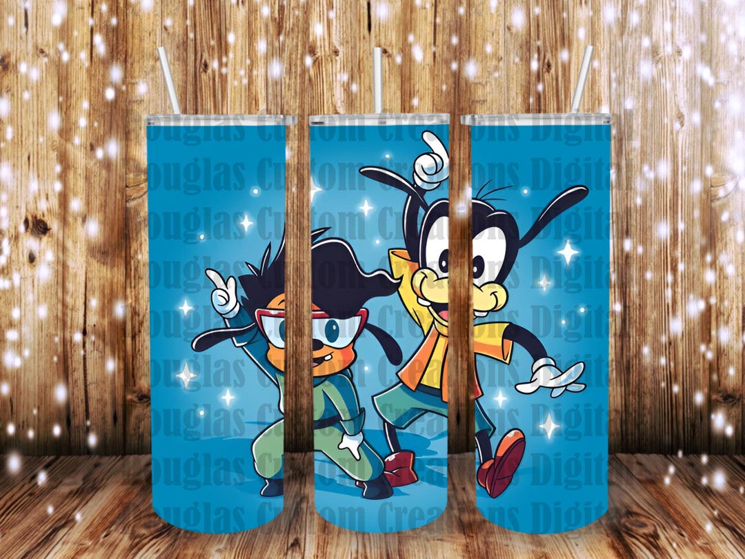 Max and Goofy Digital Tumbler Wrap 20 Oz Straight - Etsy
