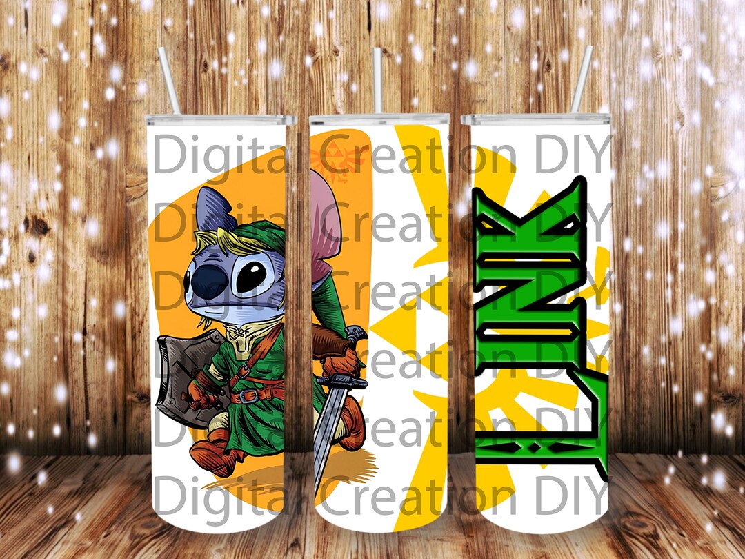 Zelda Pika Link Two Digital Tumbler Wrap 20 Oz Straight - Etsy