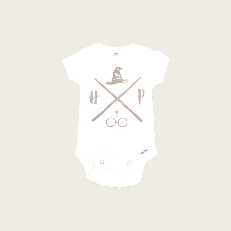 H.P. Chart Onesie, Baby Potter, Potter Heads, Wizard Wands - Etsy