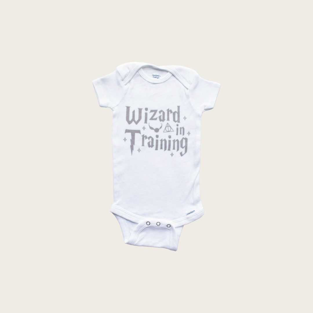 Wizard in Training Onesie, H.P. Baby Onesies, Baby Potter Onesie - Etsy