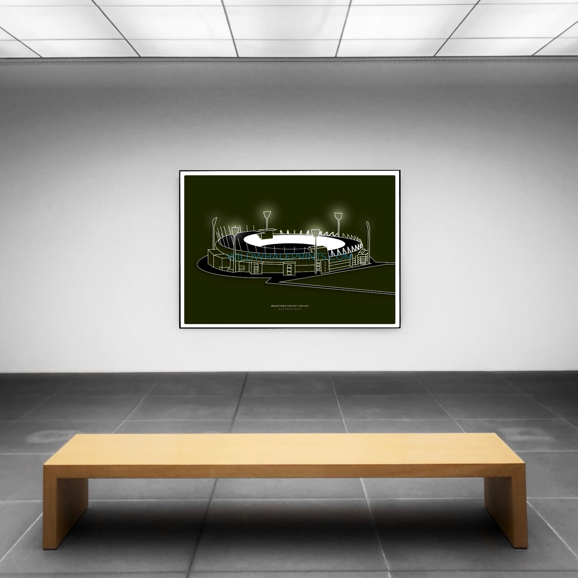 Melbourne Cricket Ground MCG Travel Poster Print Australia - Etsy