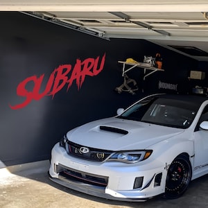 Subaru Garage Wall Decal Sticker - Etsy
