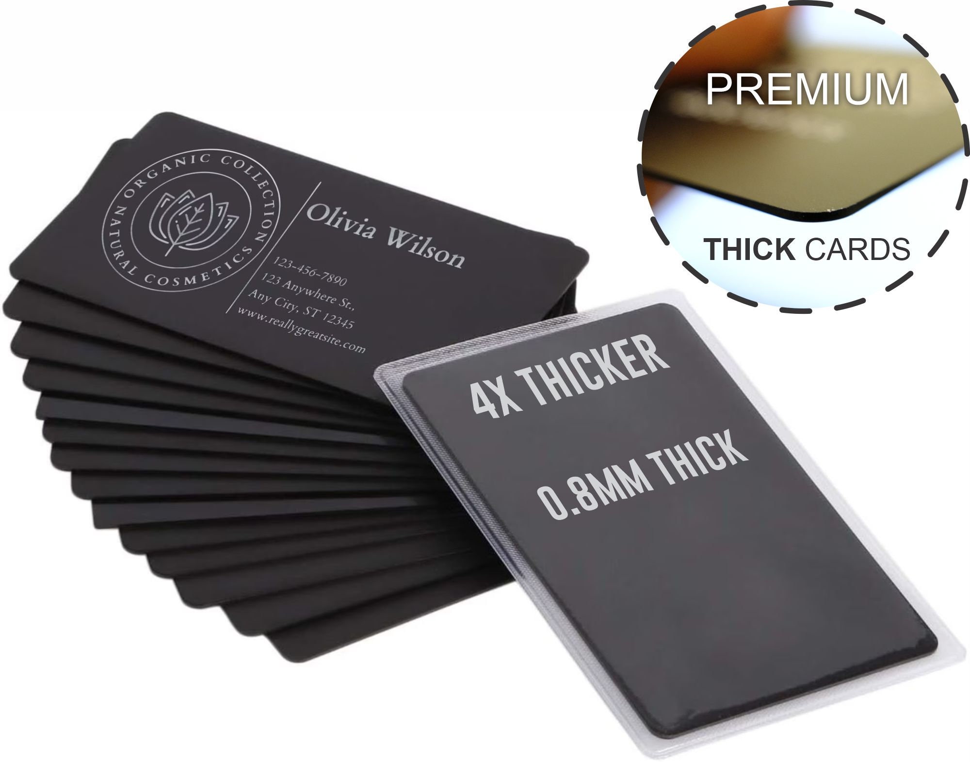 Premium THICK Metal Business Cards, Customized. - Etsy