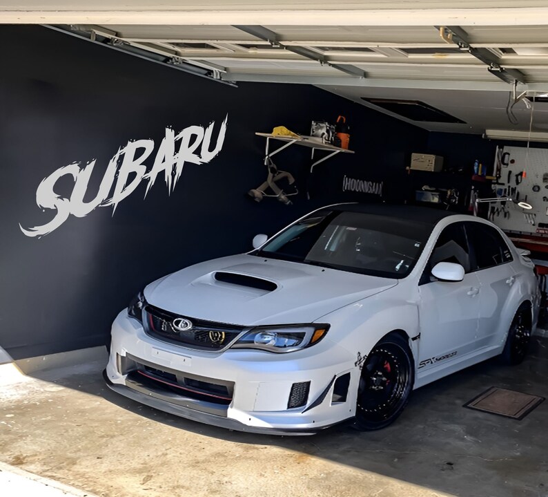 Subaru Garage Wall Decal Sticker - Etsy