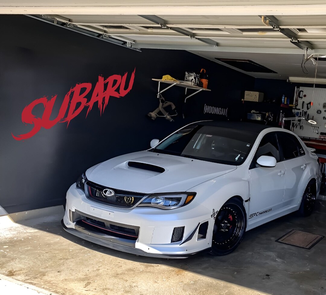 Subaru Garage Wall Decal Sticker - Etsy