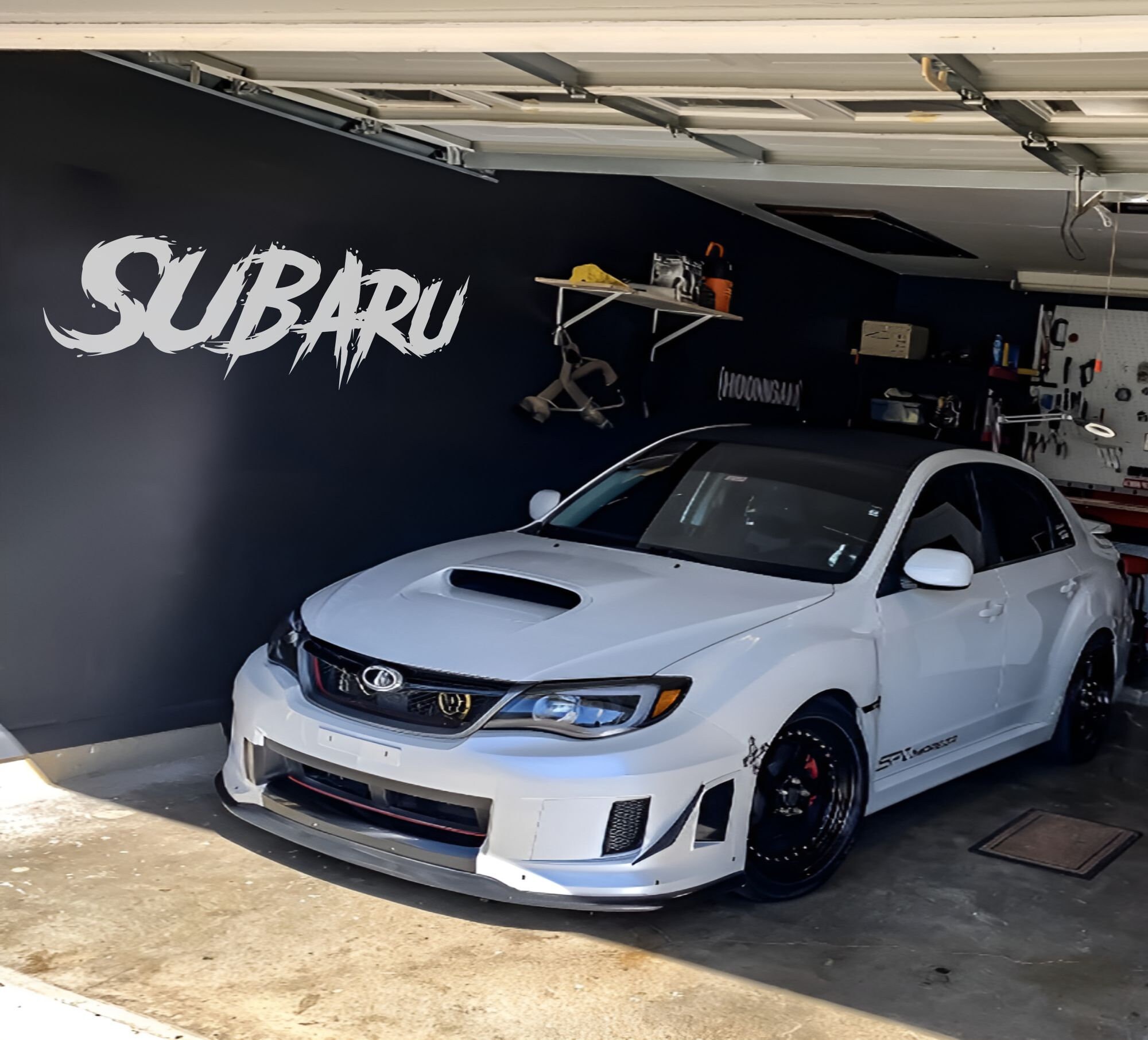 Subaru Garage Wall Decal Sticker - Etsy