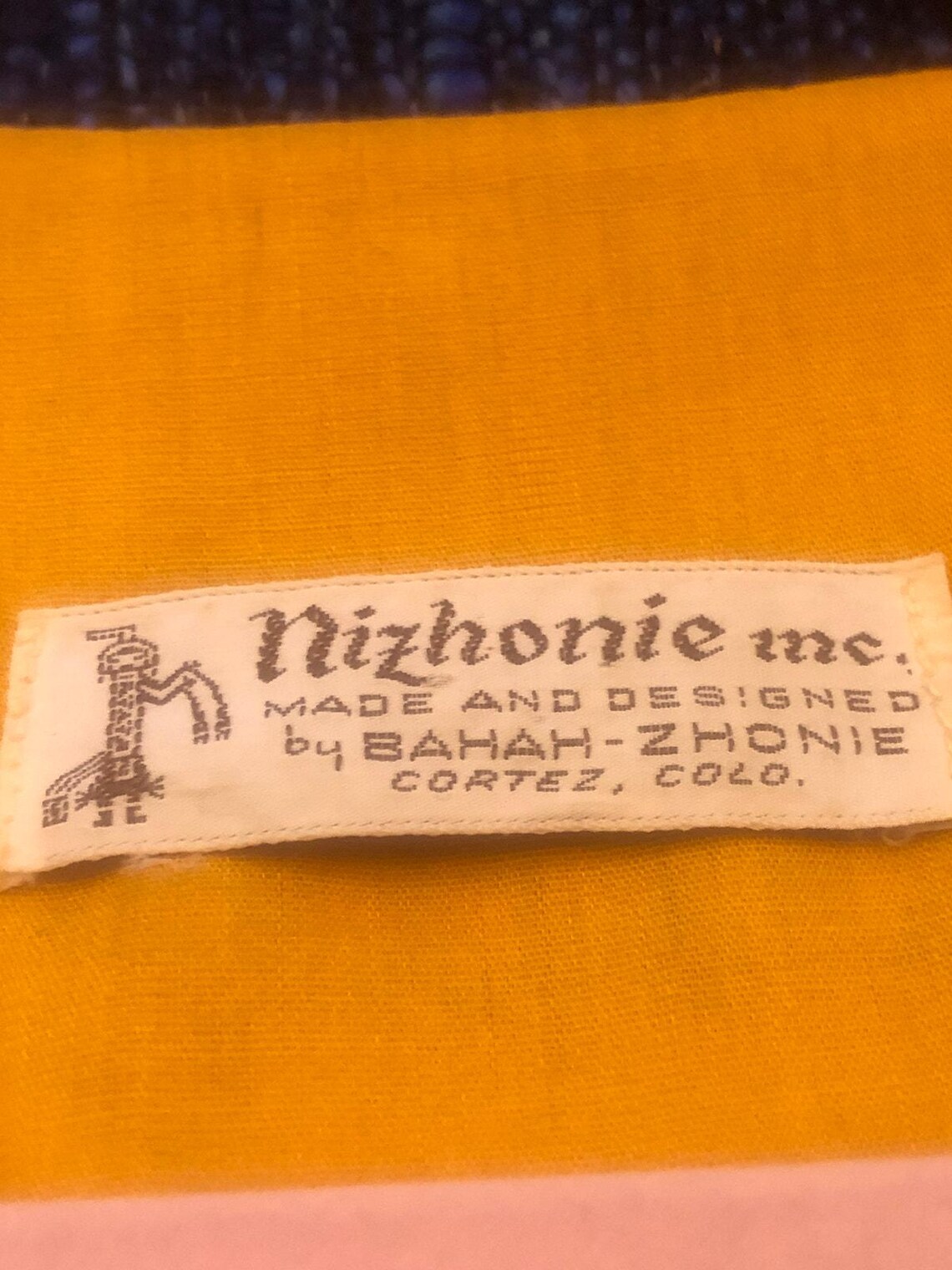 Nizhonie Vintage Native American Linen Vest - Etsy