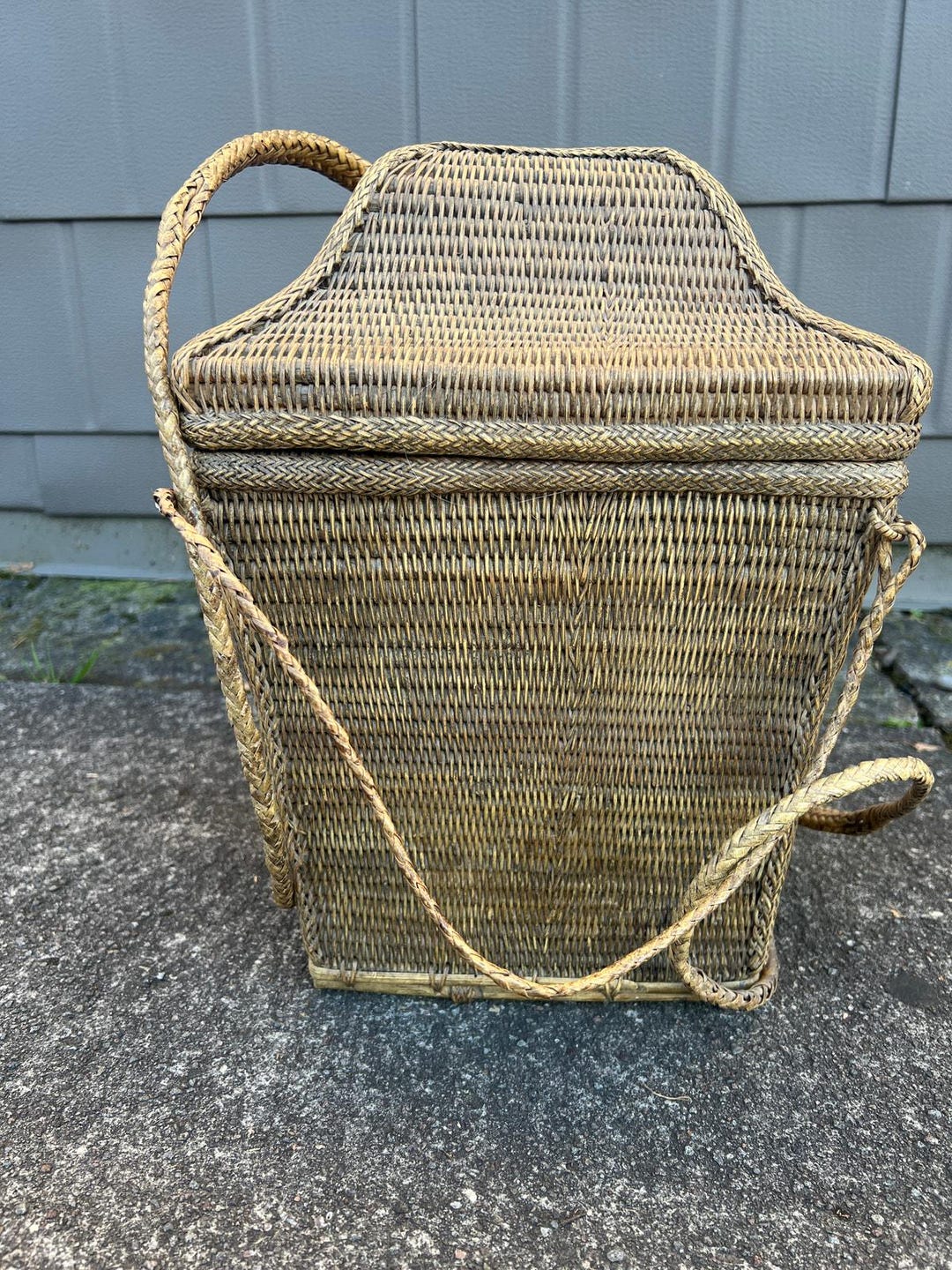 Beautiful Native American Hand Woven Basket Backpack - Etsy
