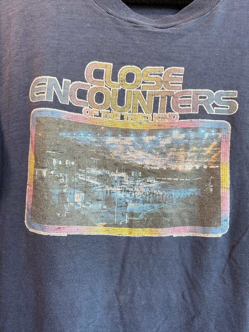 1978 Close Encounters of the Third Kind Vintage T-shirt - Etsy