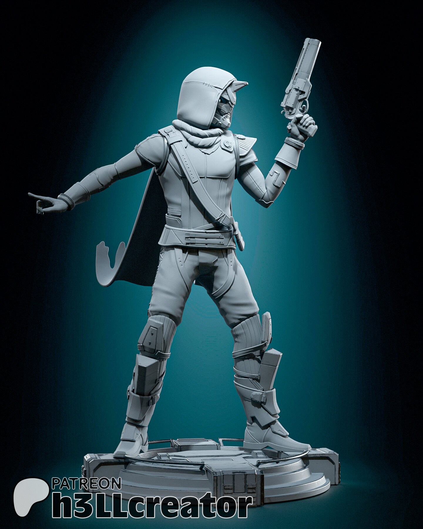 Cayde 6 Unpainted 12K Resin Figure Bust Model Kit - Etsy