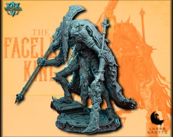 The Faceless King - Etsy