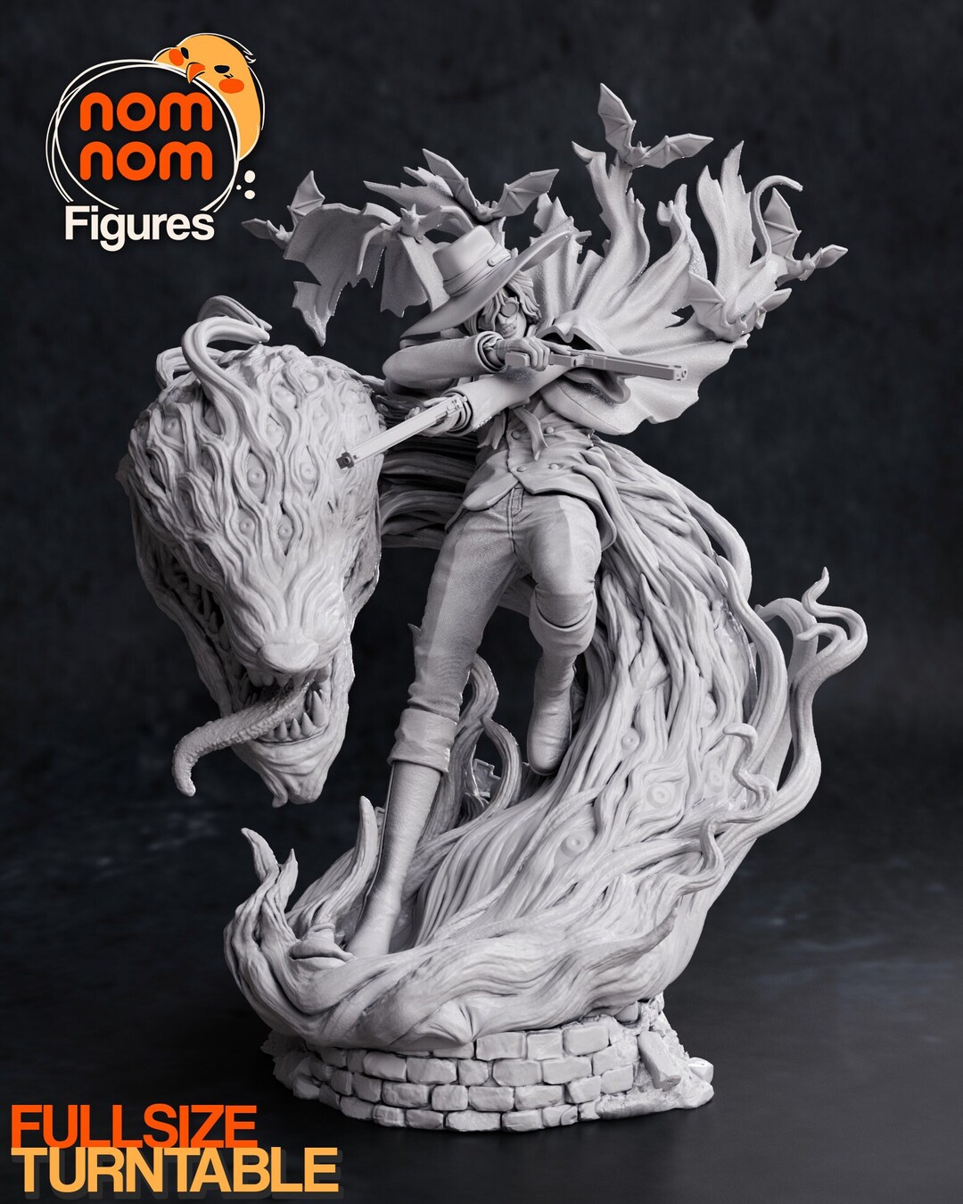 Alucard Unpainted 12K Resin Figure Miniature Model Kit - Etsy