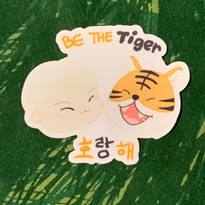 K-pop Seventeen Hoshi Horanghae Sticker and Tiger Bracelet - Etsy