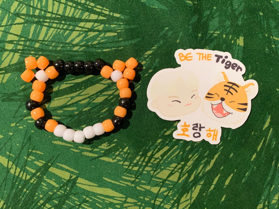 K-pop Seventeen Hoshi Horanghae Sticker and Tiger Bracelet - Etsy