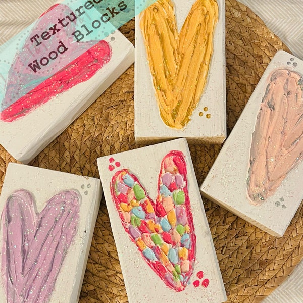 Hand Painted Heart - Etsy