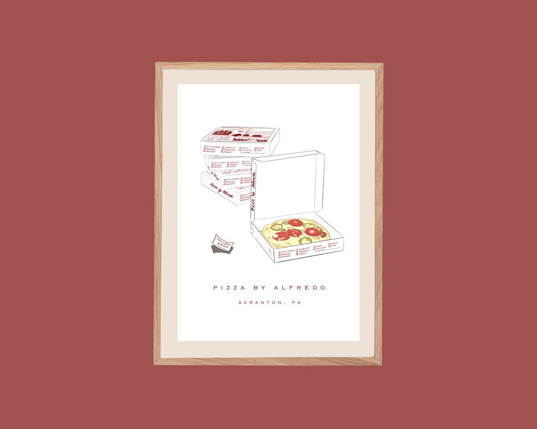The Office TV Show Art Michael Scott Pizza by Alfredo Digital Download ...