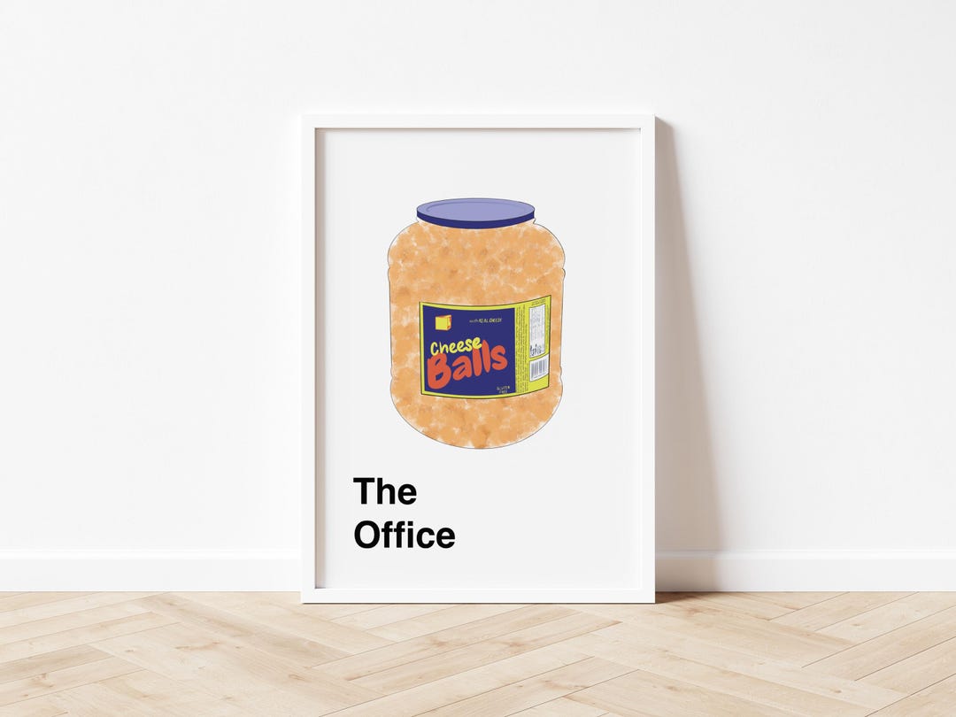 The Office TV Show Art Michael Scott Cheese Puffs - Pam Beesly, Ryan ...