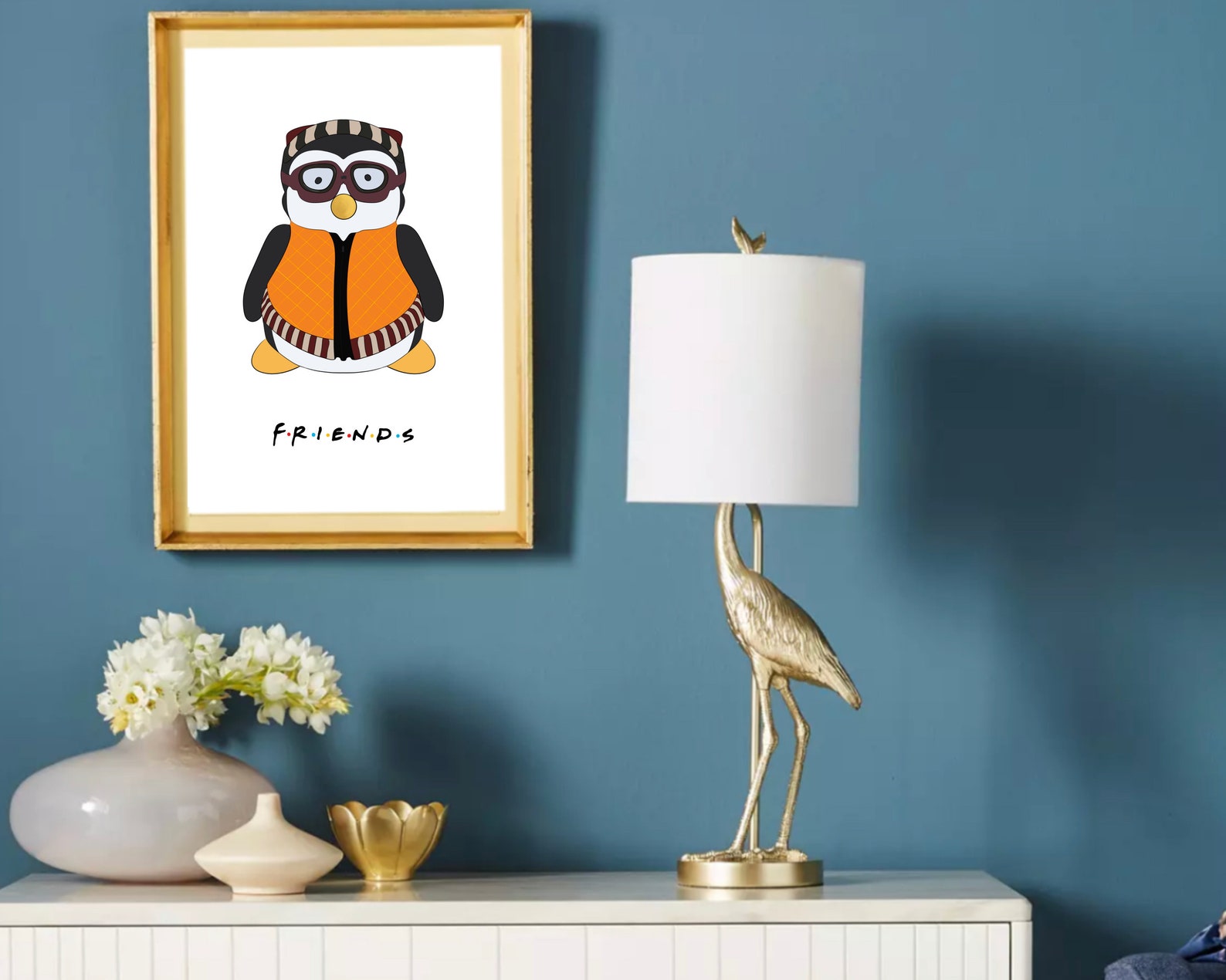 Friends TV Show Art Hugsy Joey Tribbiani Digital Download Print Poster ...