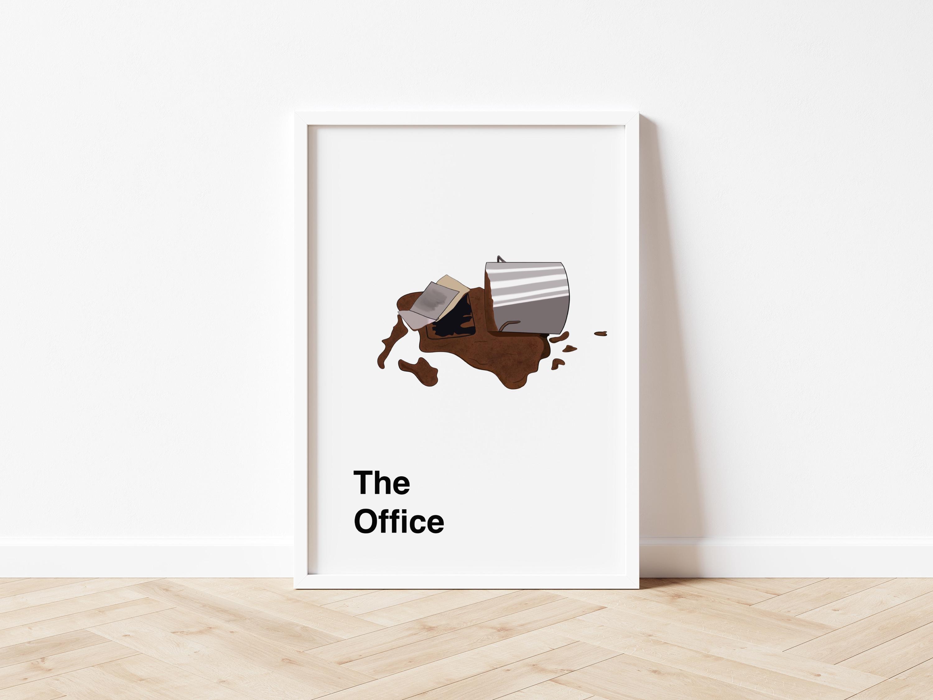 The Office TV Show Art, Kevin Malone Chili Spill Digital Download Print ...