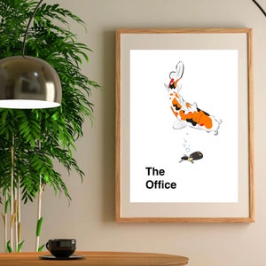 The Office TV Show Art Michael Scott Koi Pond Digital Download Print ...