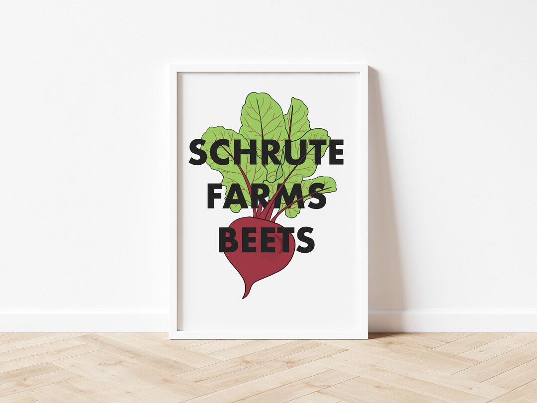 The Office TV Show Art Schrute Farms Beets - Michael Scott, Dwight ...
