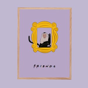 Friends TV Show Art Marcel Monkey Ross Geller Digital Download Print ...