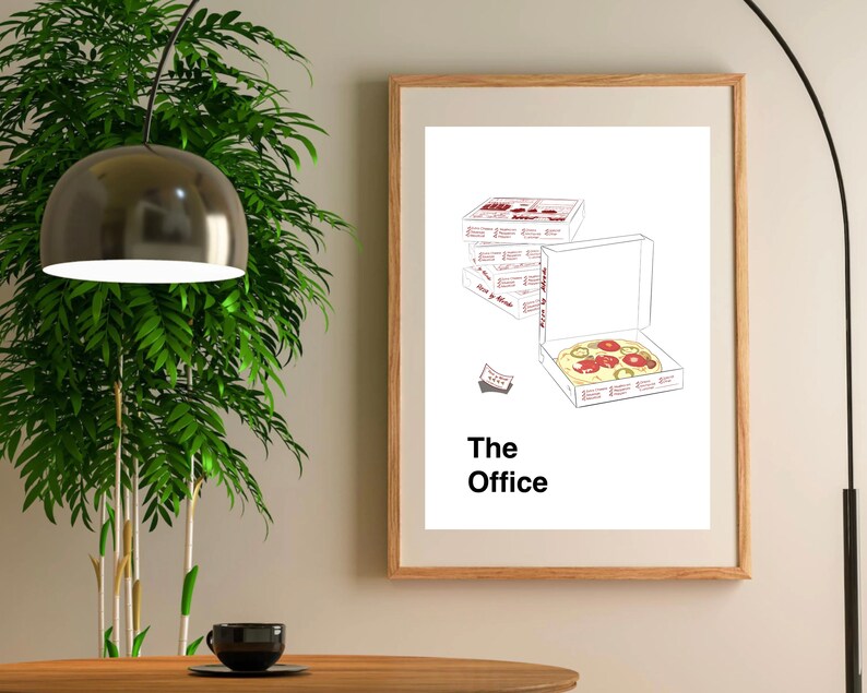 The Office TV Show Art Michael Scott Pizza by Alfredo Digital Download ...
