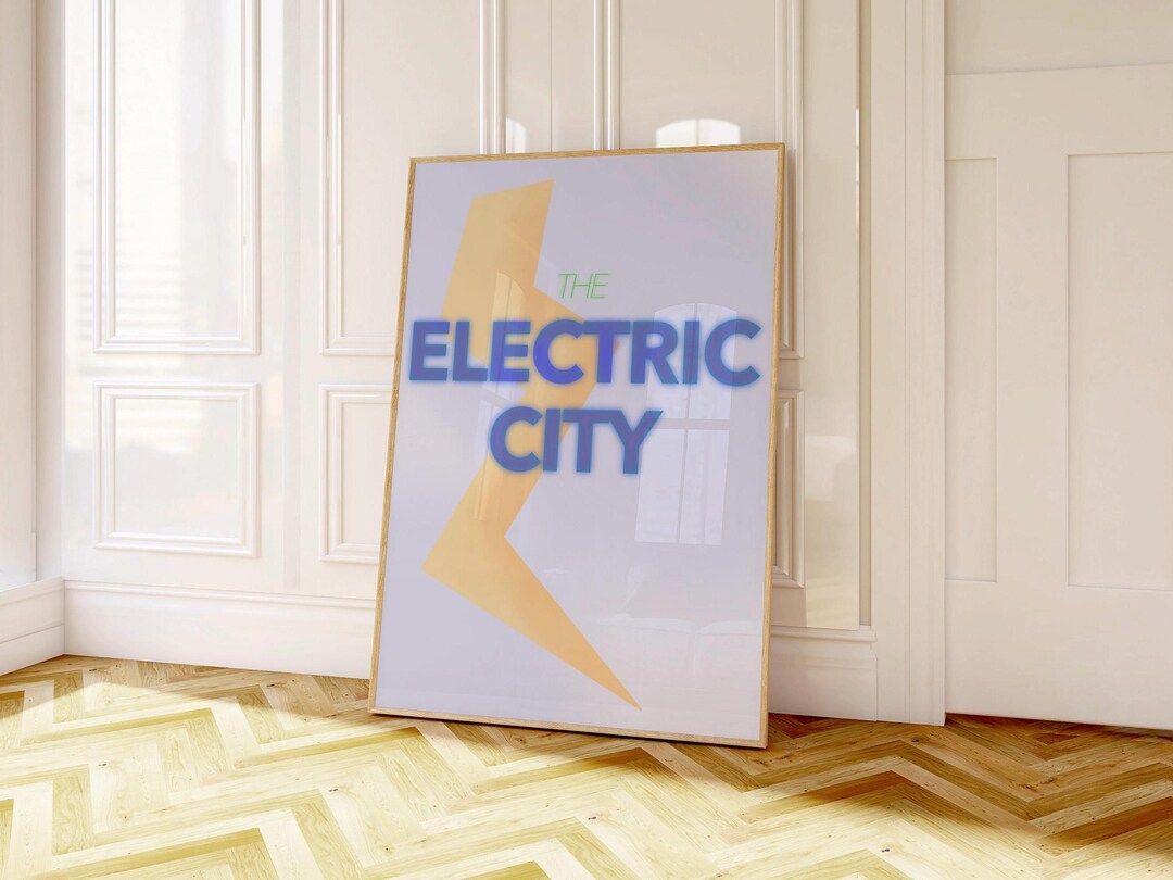 The Office TV Show Art, Originl Electric City Print, Michael Scott ...