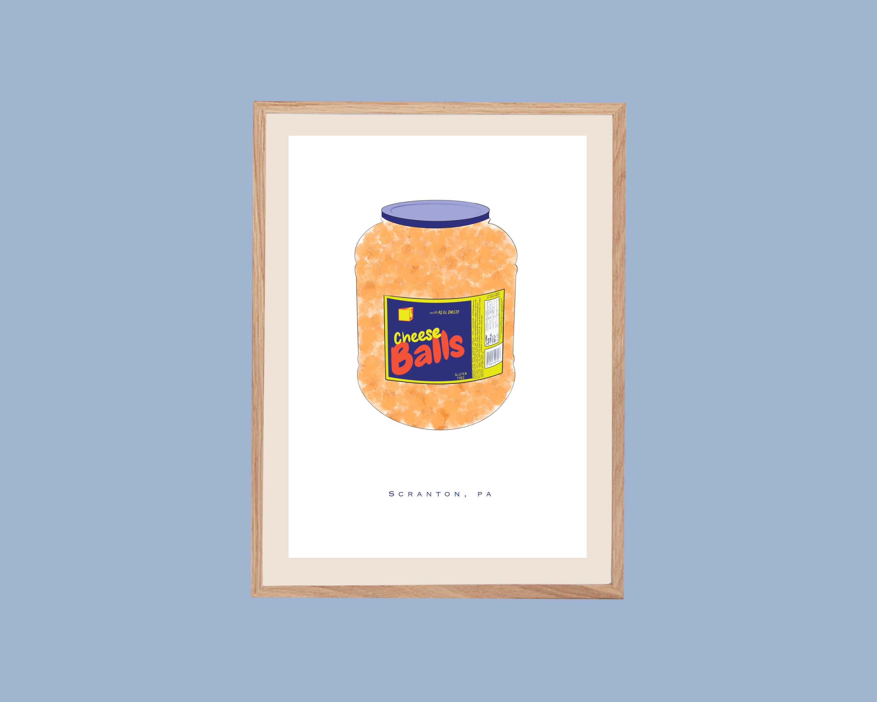The Office TV Show Art Michael Scott Cheese Puffs Pam Beesly, Ryan ...