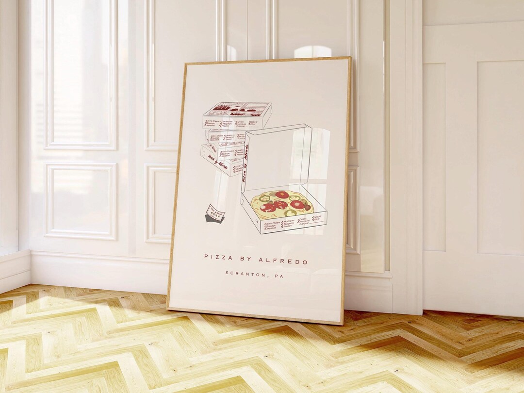 The Office TV Show Art - Michael Scott Pizza by Alfredo - Digital ...