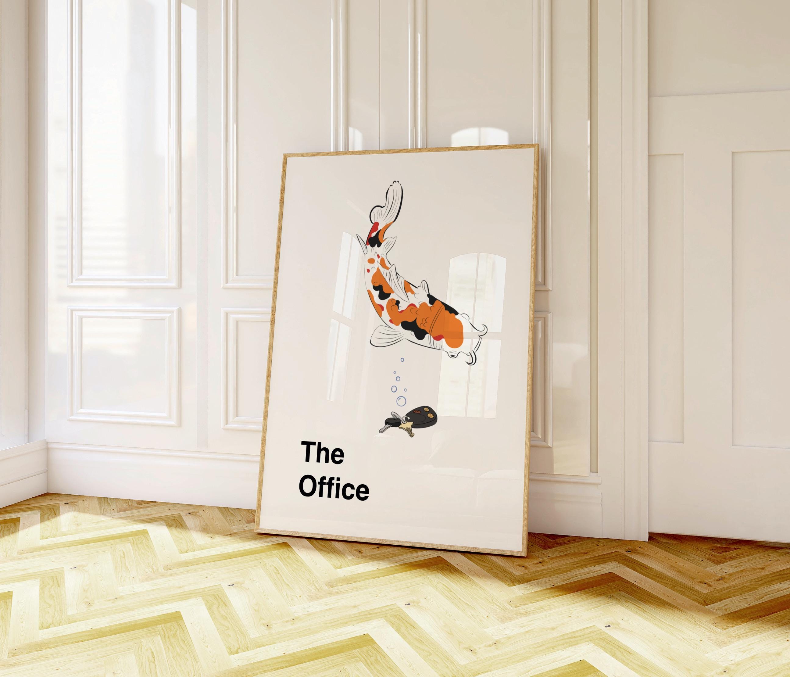 The Office TV Show Art Michael Scott Koi Pond Digital Download Print ...