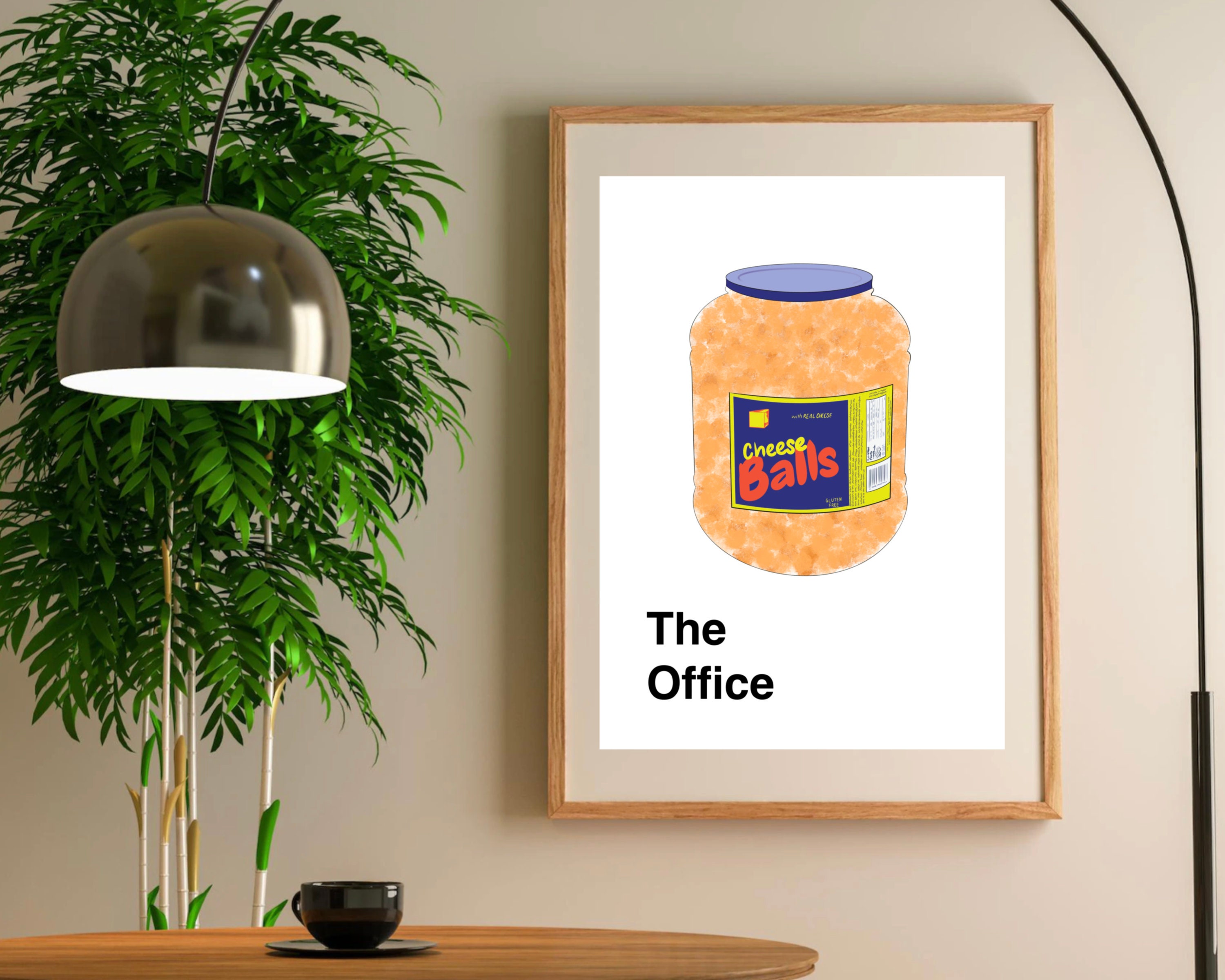 The Office TV Show Art Michael Scott Cheese Puffs Pam - Etsy