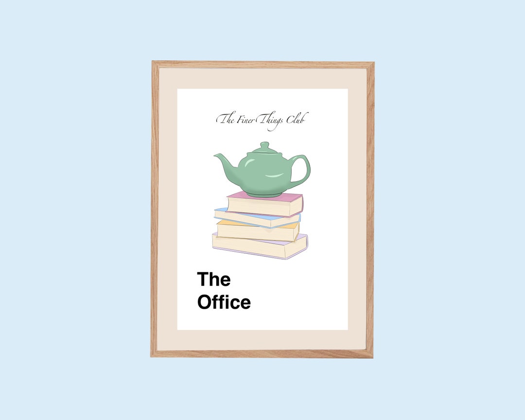 The Office TV Show Art the Finer Things Club Michael Scott, Pam Beesly ...