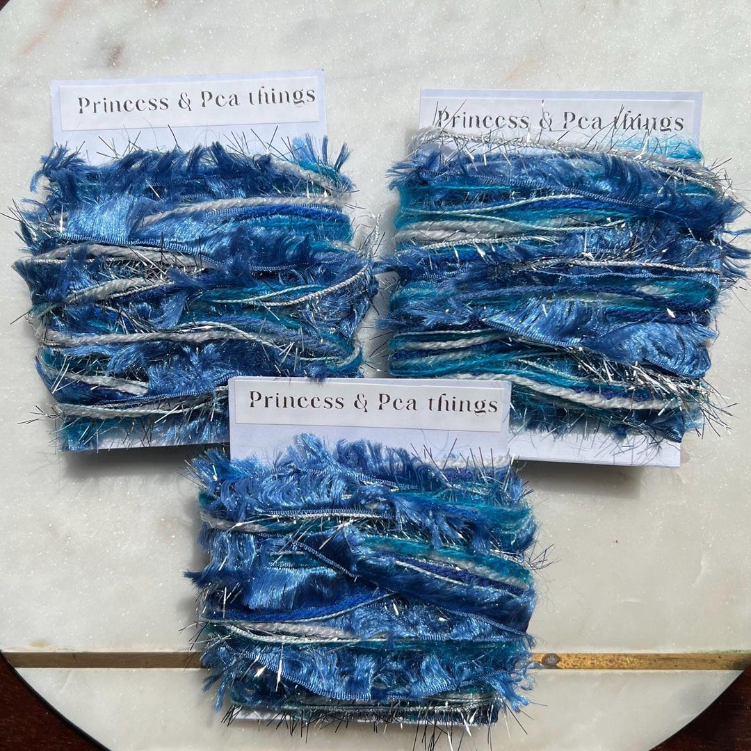 Mixed Fibre Yarn, Junk Journal, Novelty Yarns, Embellishment, Gift ...