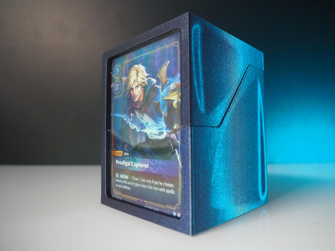 Riftbound Deck Box | TCG Card Display Case With Viewing Window and Rune ...