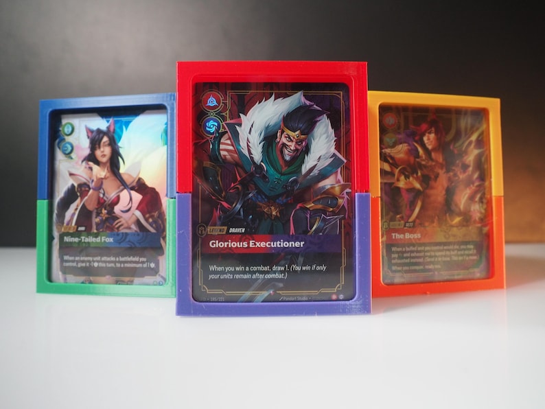 Riftbound Deck Box | TCG Card Display Case With Viewing Window and Rune ...