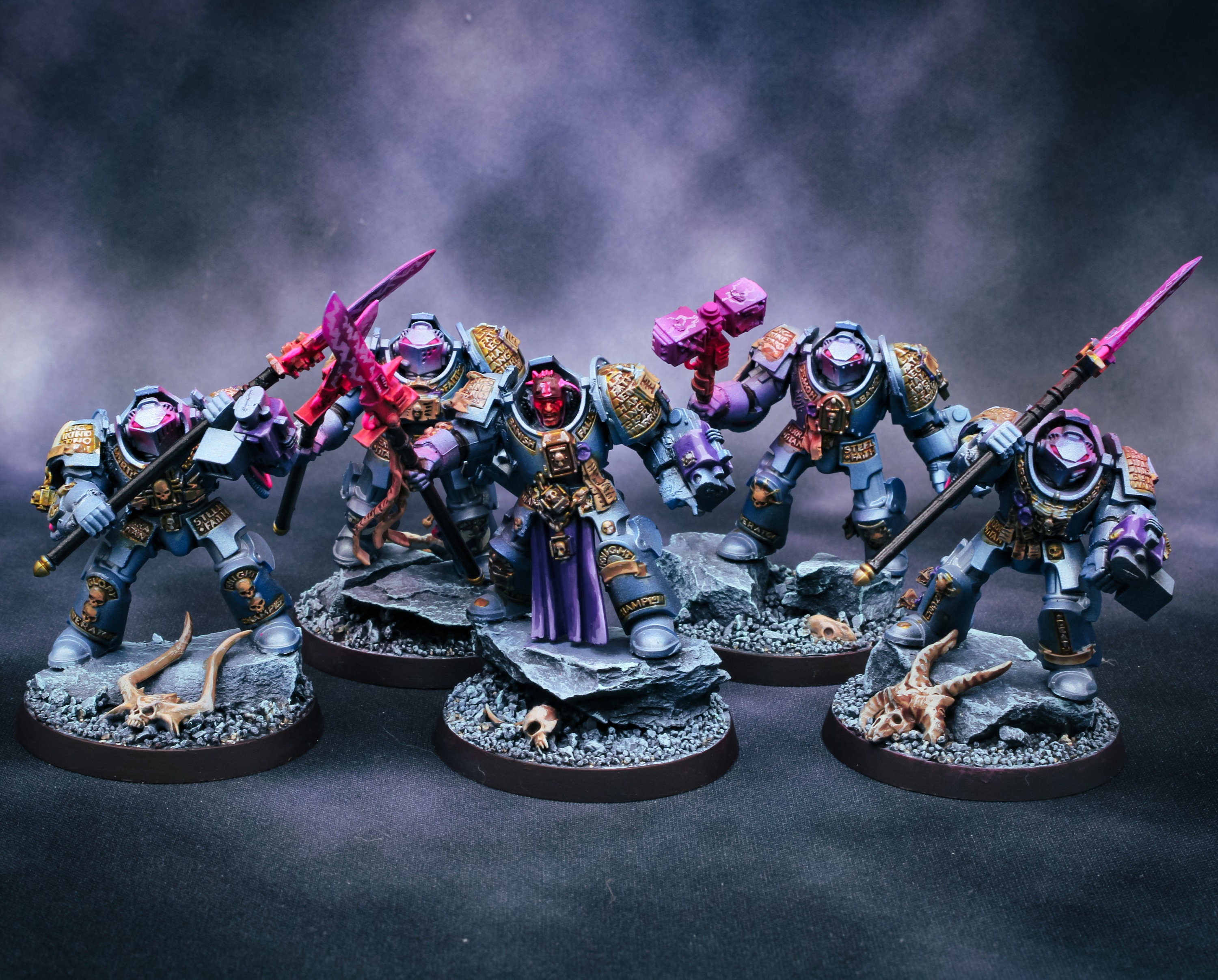 COMMISSION 5 Grey Knights Terminator Squad - Etsy