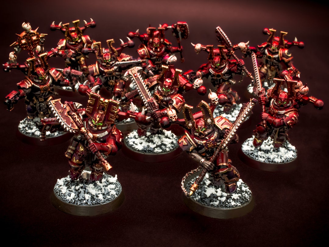 COMMISSION Khorne Berzerkers World Eaters Warhammer 40k - Etsy