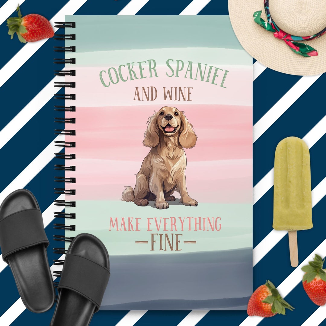 Cocker Spaniel Notebook - Etsy