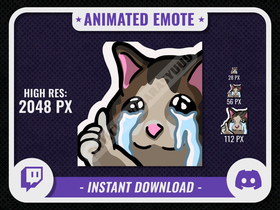 Twitch/discord Emote - I'M (NOT) OKAY CAT (animated) - Etsy