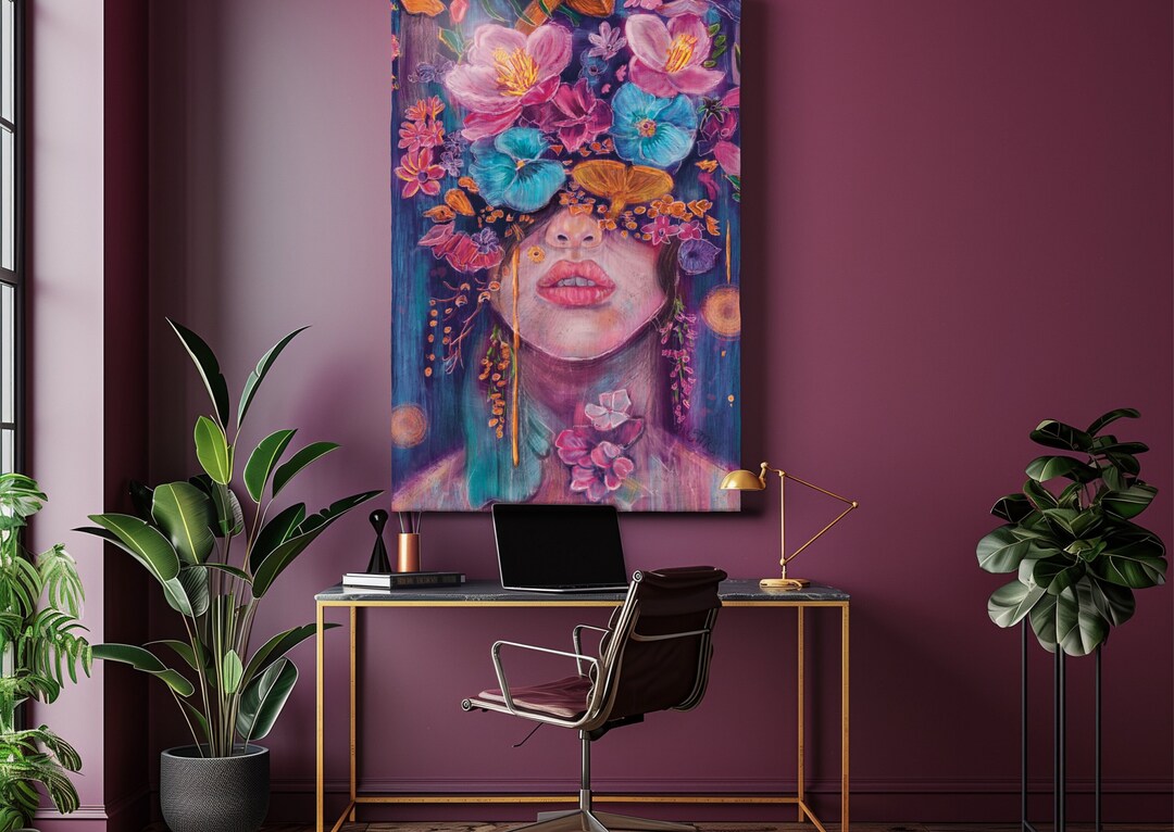 Pythia Oracle of Delphi Surreal Abstract Oil Paint Fantasy Mythology ...