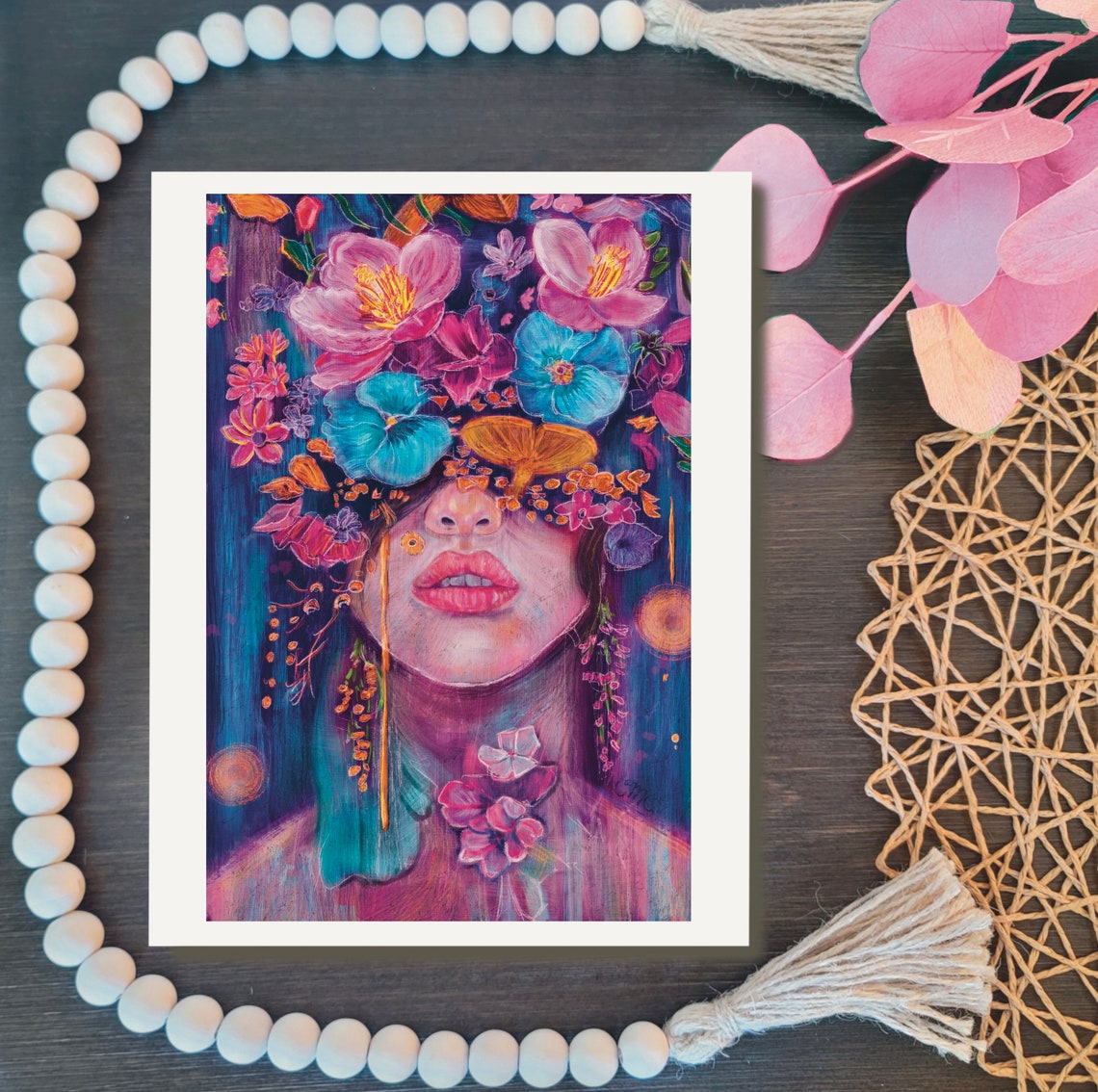 Pythia Oracle of Delphi Surreal Abstract Oil Paint Fantasy Mytholgy Art ...