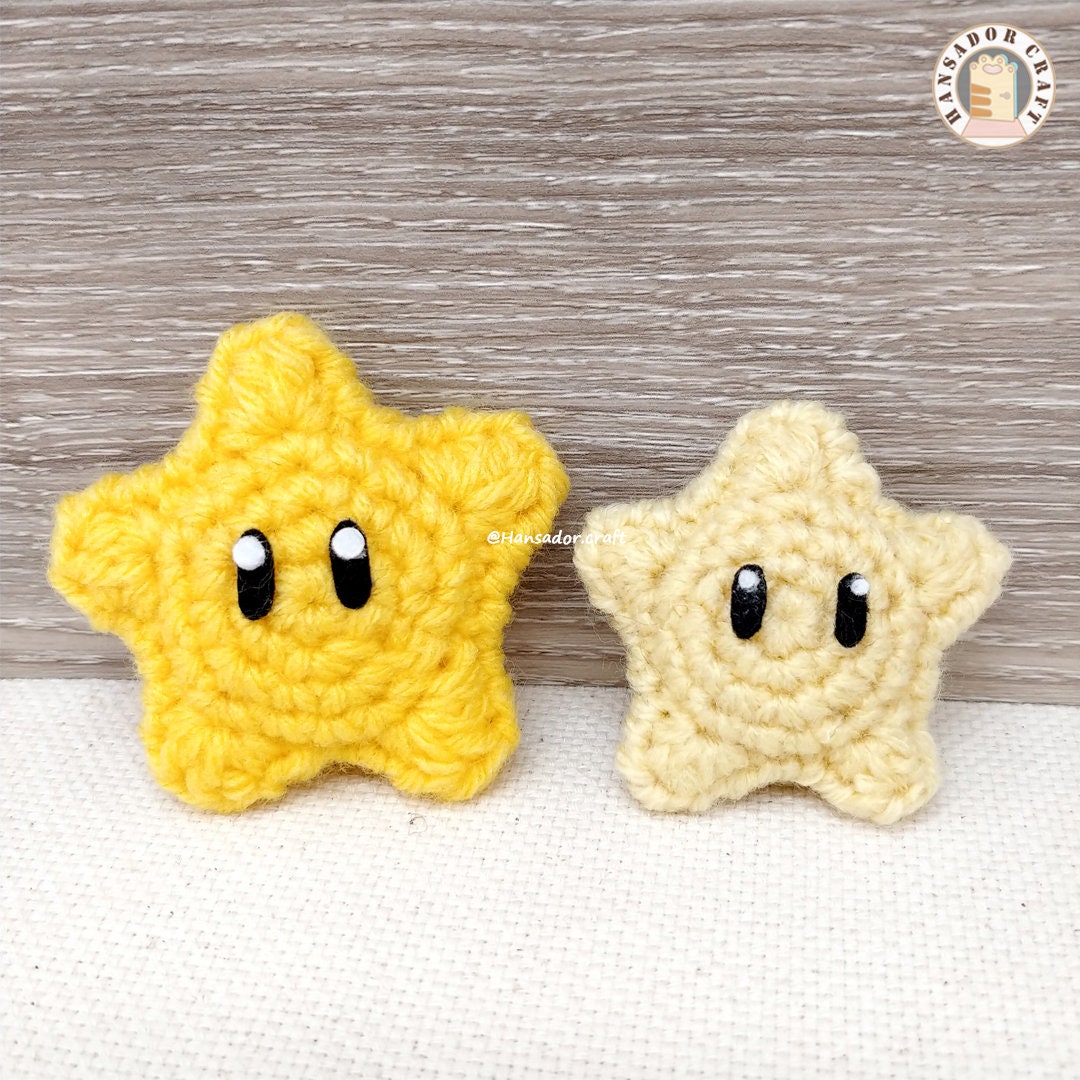 Crochet Pattern Mario Super Star | Amigurumi Star Pattern | Crochet PDF ...