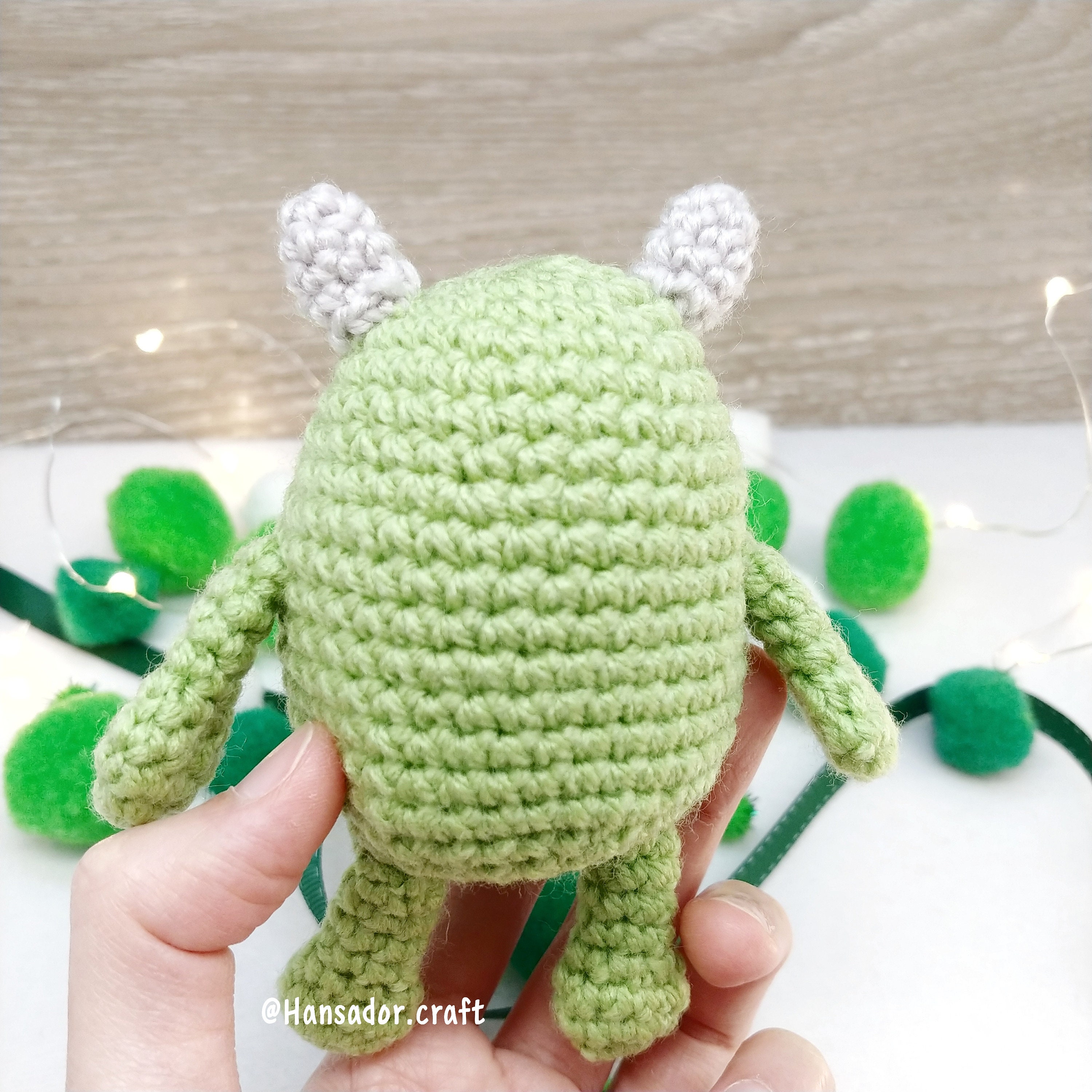 Mike Wazowski Crochet Pattern Amigurumi Mike Wazowski Pattern Crochet ...